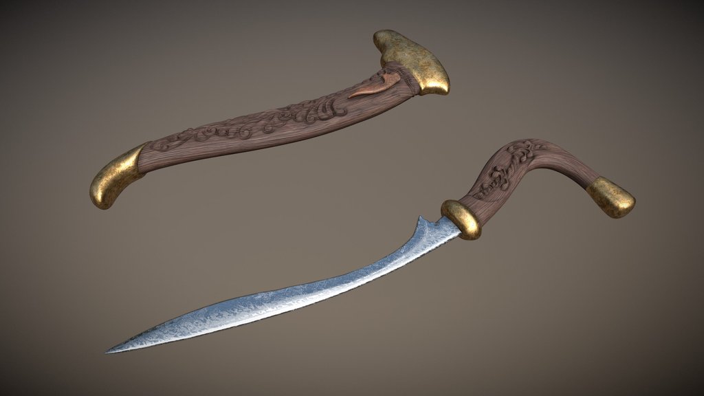 Senjata Tradisional - A 3D model collection by mikysetiawan - Sketchfab