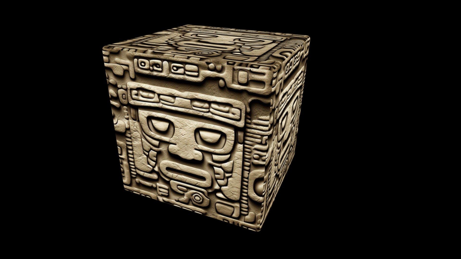 aztec block a - Download Free 3D model by RenderX [415b2d7] - Sketchfab