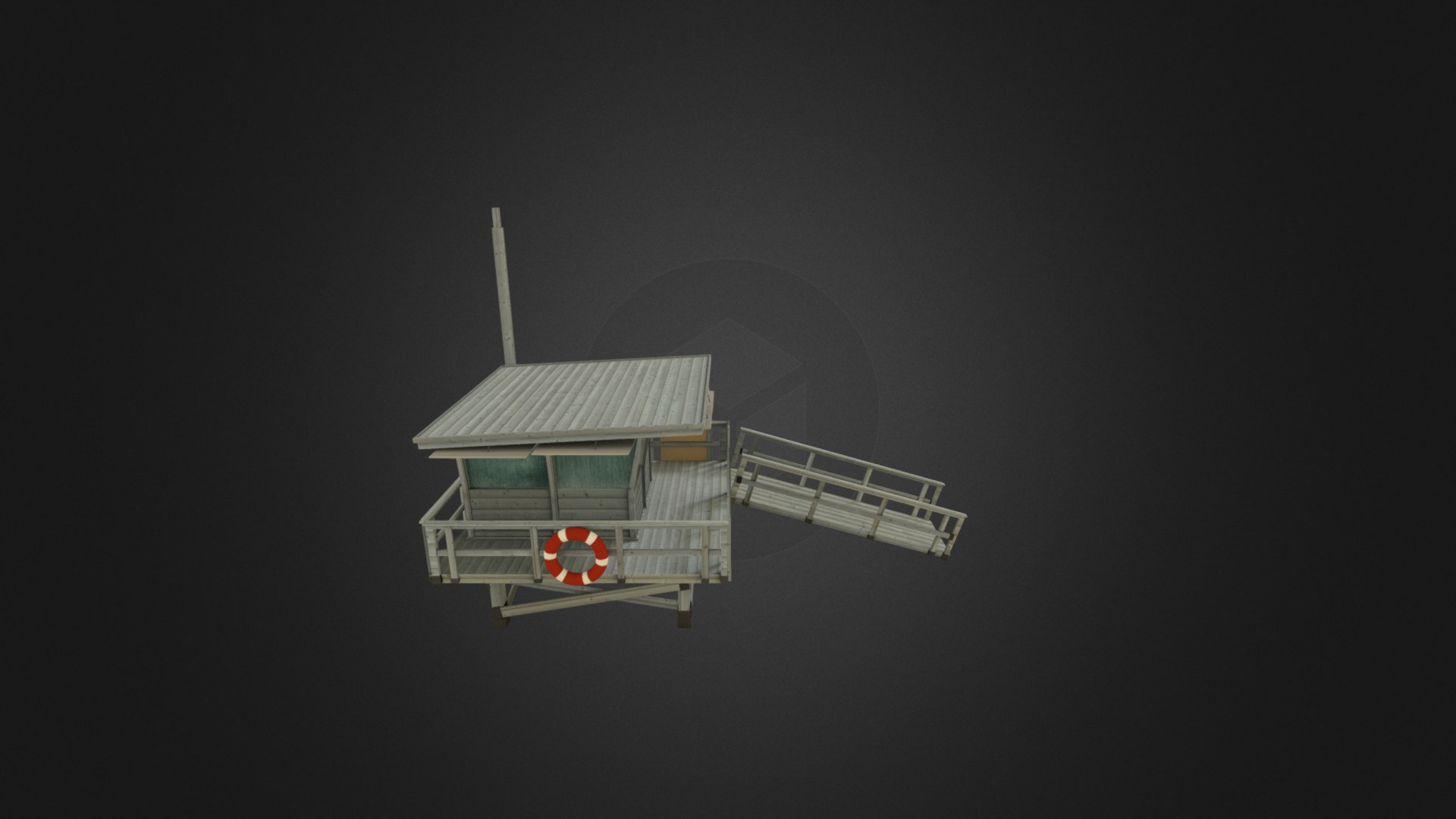 Safety Guard Post - 3D model by Woarius [415b39c] - Sketchfab