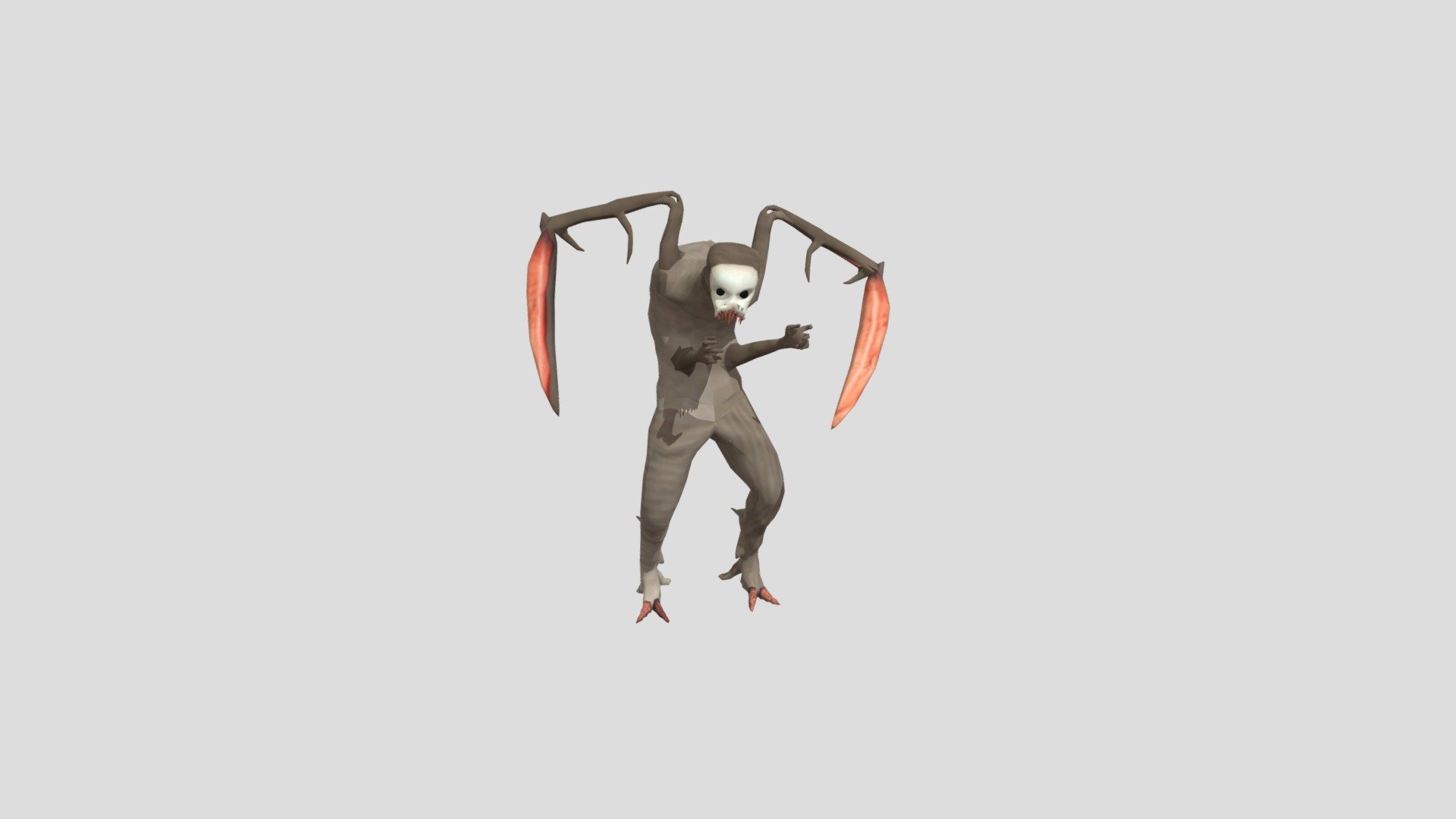 Slendytubbies reboot Newborn Necromorph - Download Free 3D model by ...