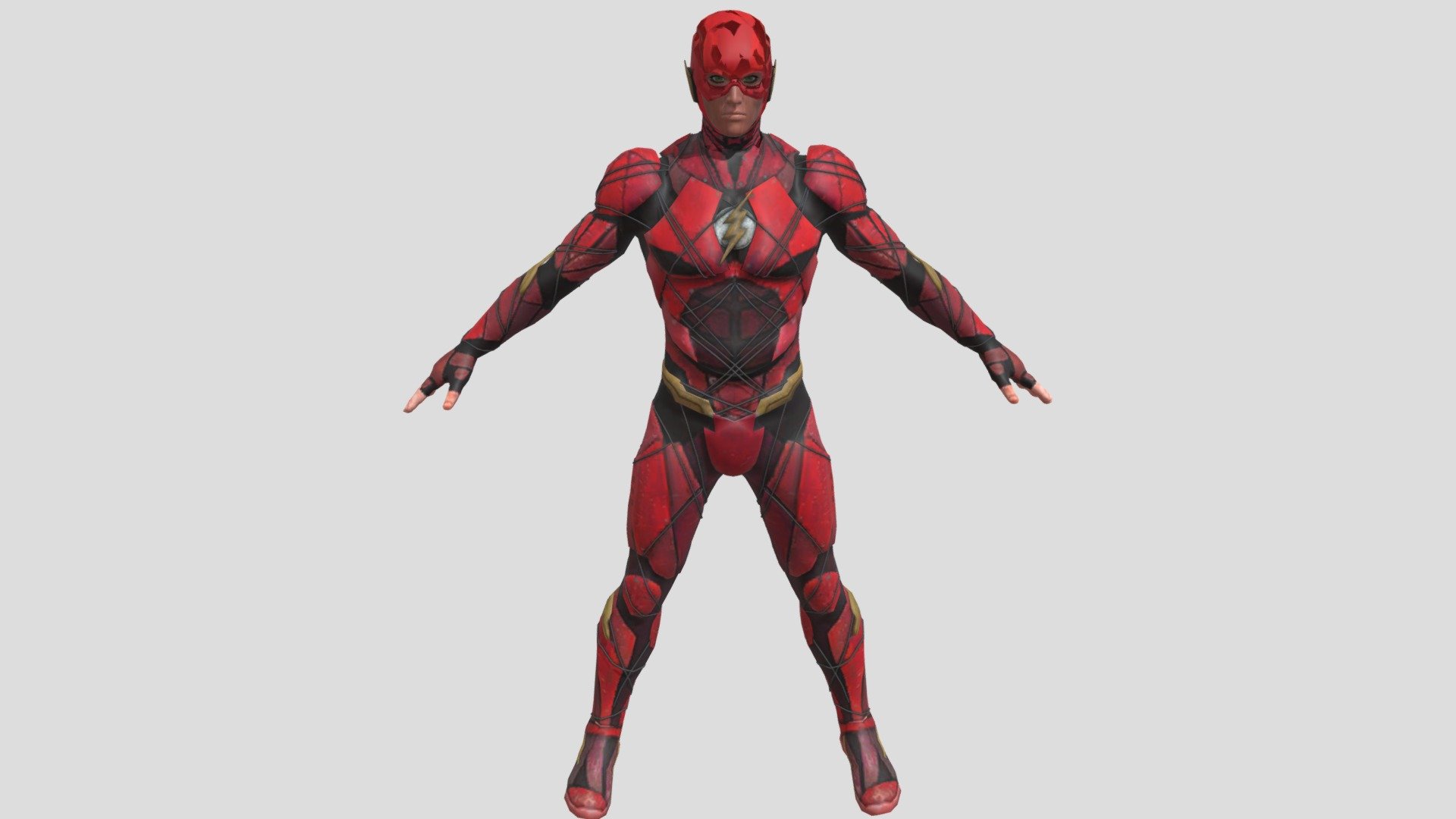 Flash Ezra Miller - Download Free 3D model by 3D MODELS (@3dworldz ...