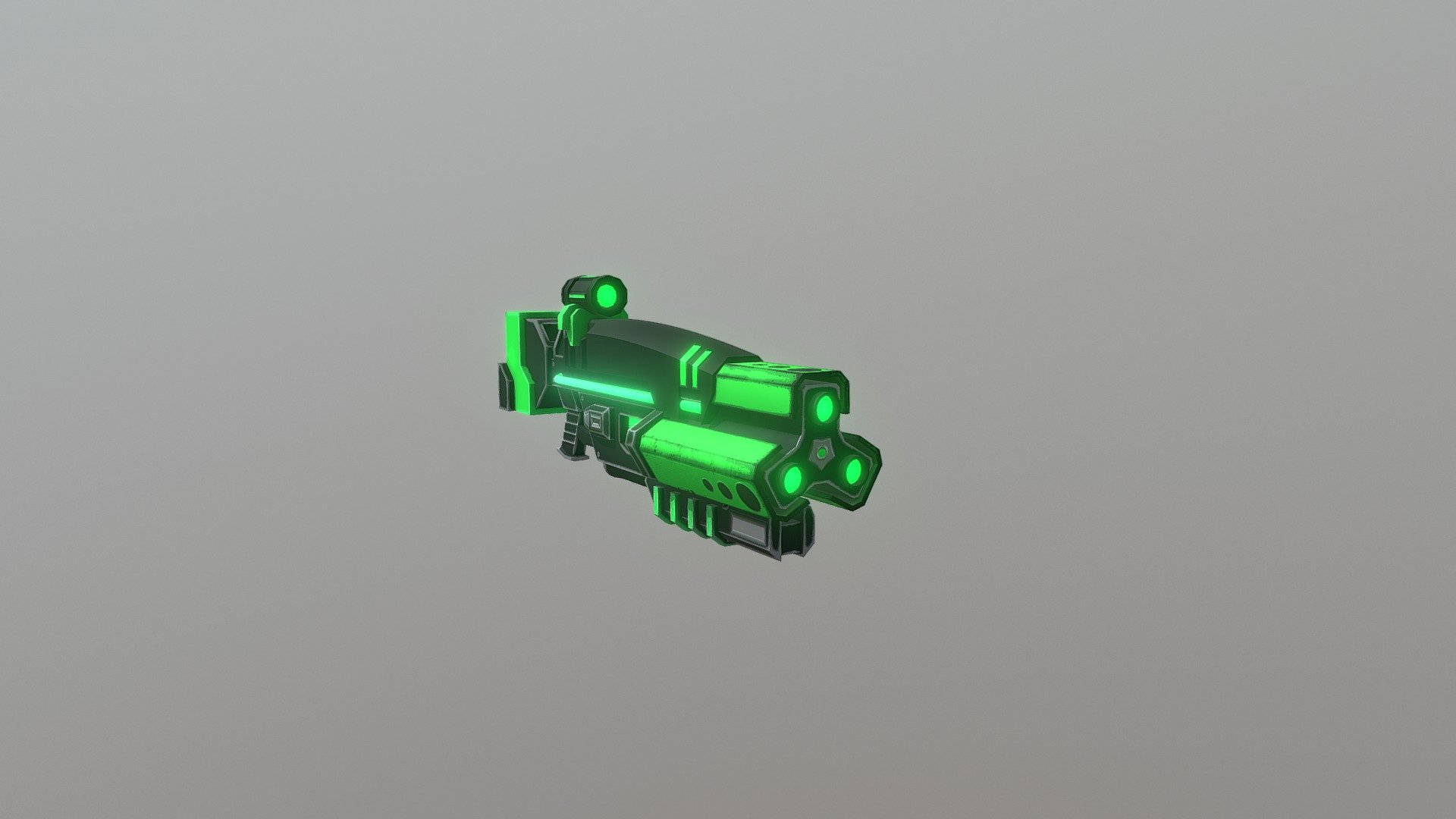 Si-Fi Gun - 3D model by Tom_Quill [415ddf5] - Sketchfab