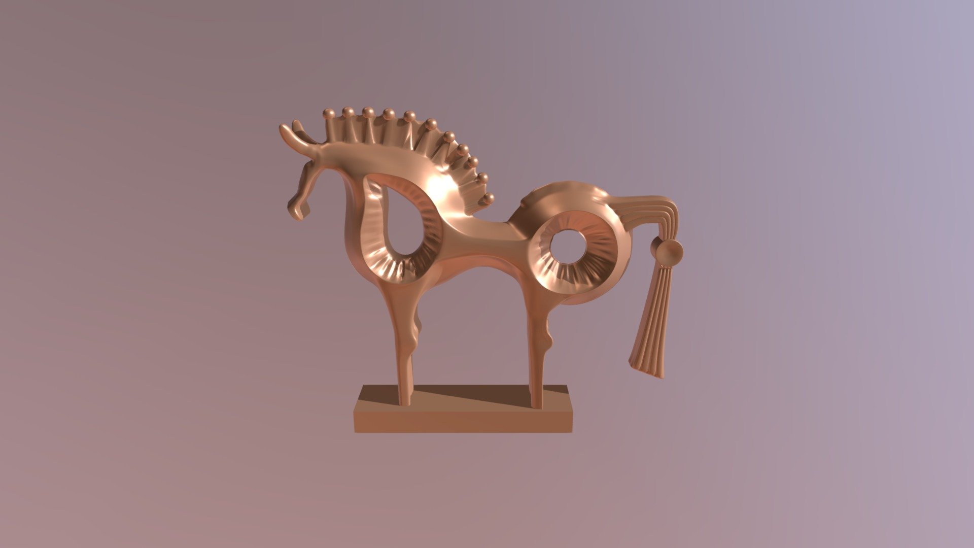 Конь Арт - 3D model by dmitrijluzgin1971 [415e0fe] - Sketchfab