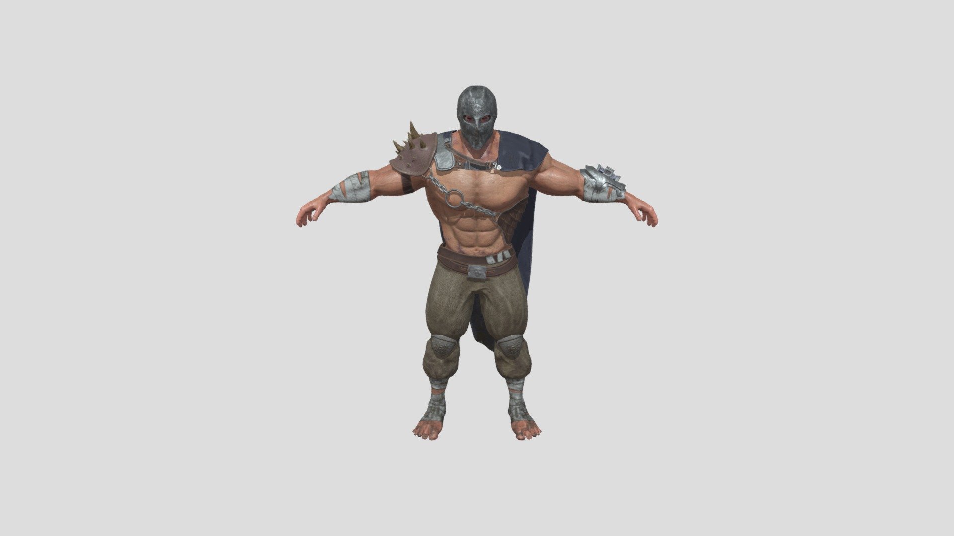 "Goro" Original Male Warrior model - 3D model by ChasesDesigns [415e5dc ...