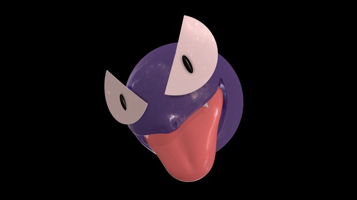 Gastly 3D models - Sketchfab