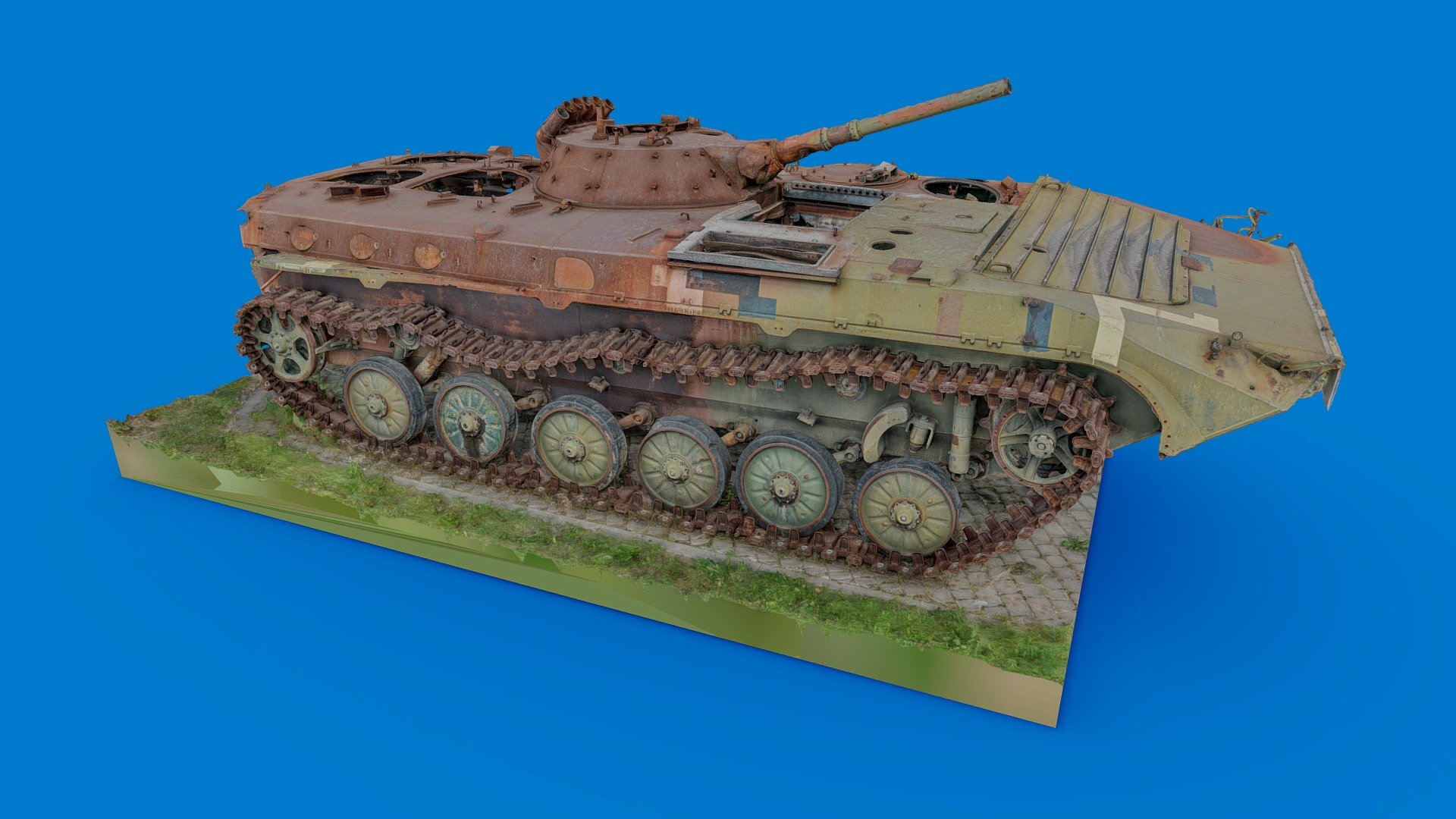 Destroyed BMP-1 - 3D model by AERO3D (@aero3d.ua) [4160d34] - Sketchfab