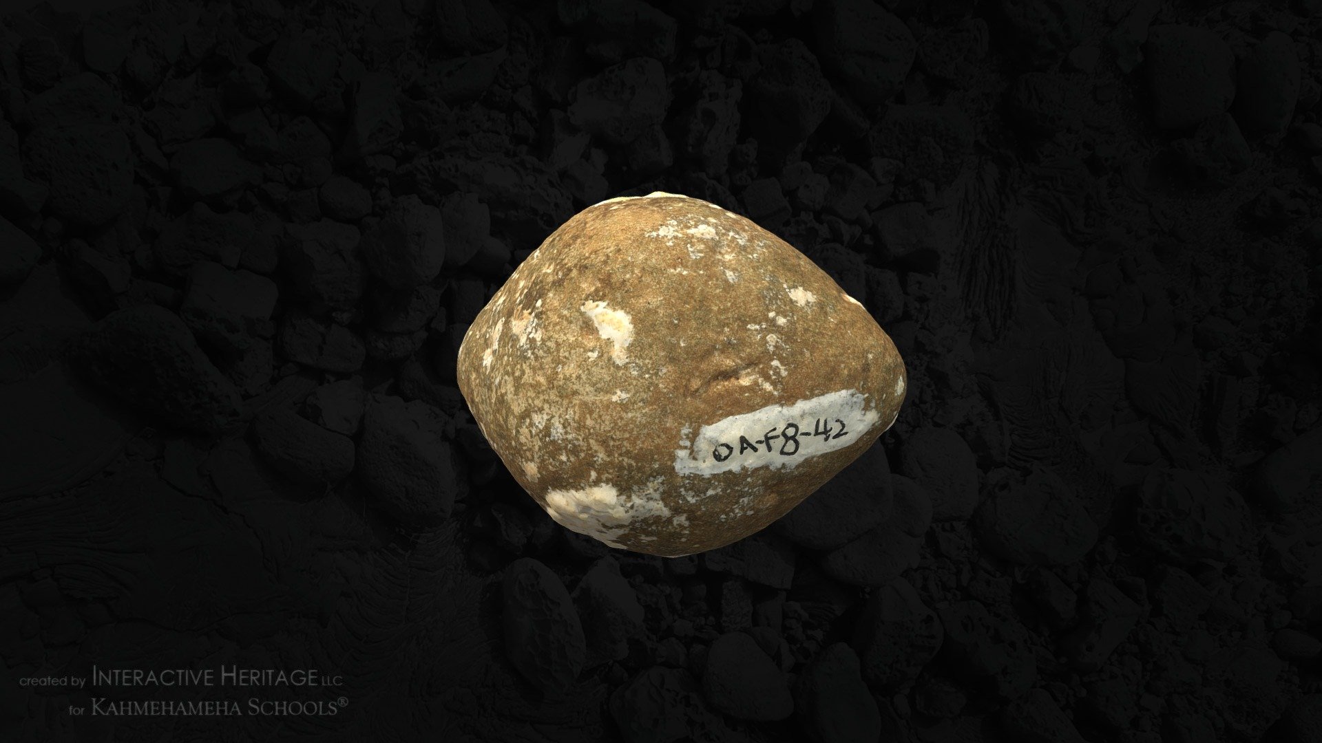 Maʻa - Sling stone (50-Oa-F8-42) - 3D model by interactiveheritage ...