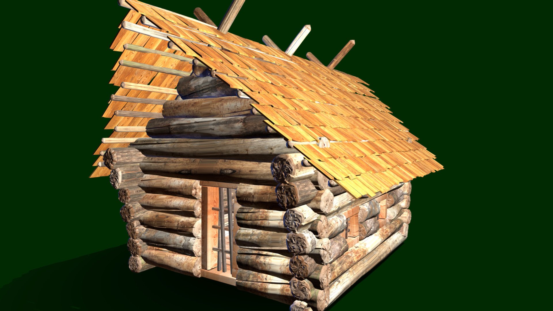 Viking Blockhouse - Download Free 3D model by Sereib [4162220] - Sketchfab