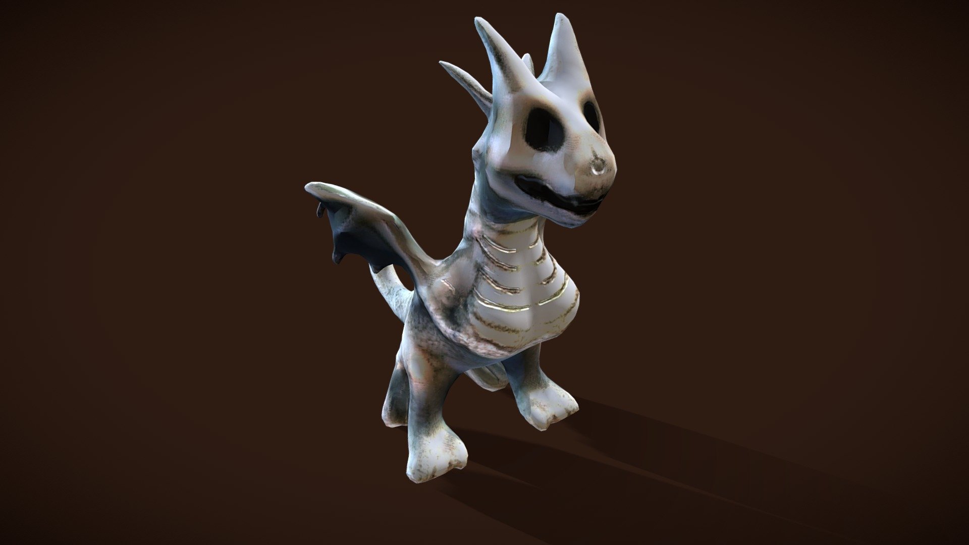 Chibi dragon skeleton - Download Free 3D model by dartuchiwa [4164813 ...