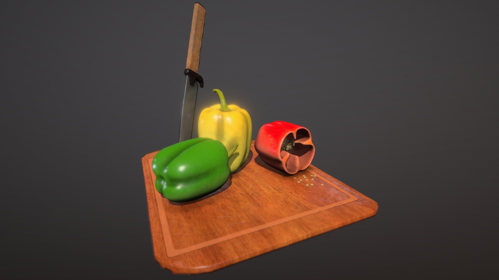 Bell pepper - Download Free 3D model by luizgu3d [4165035] - Sketchfab