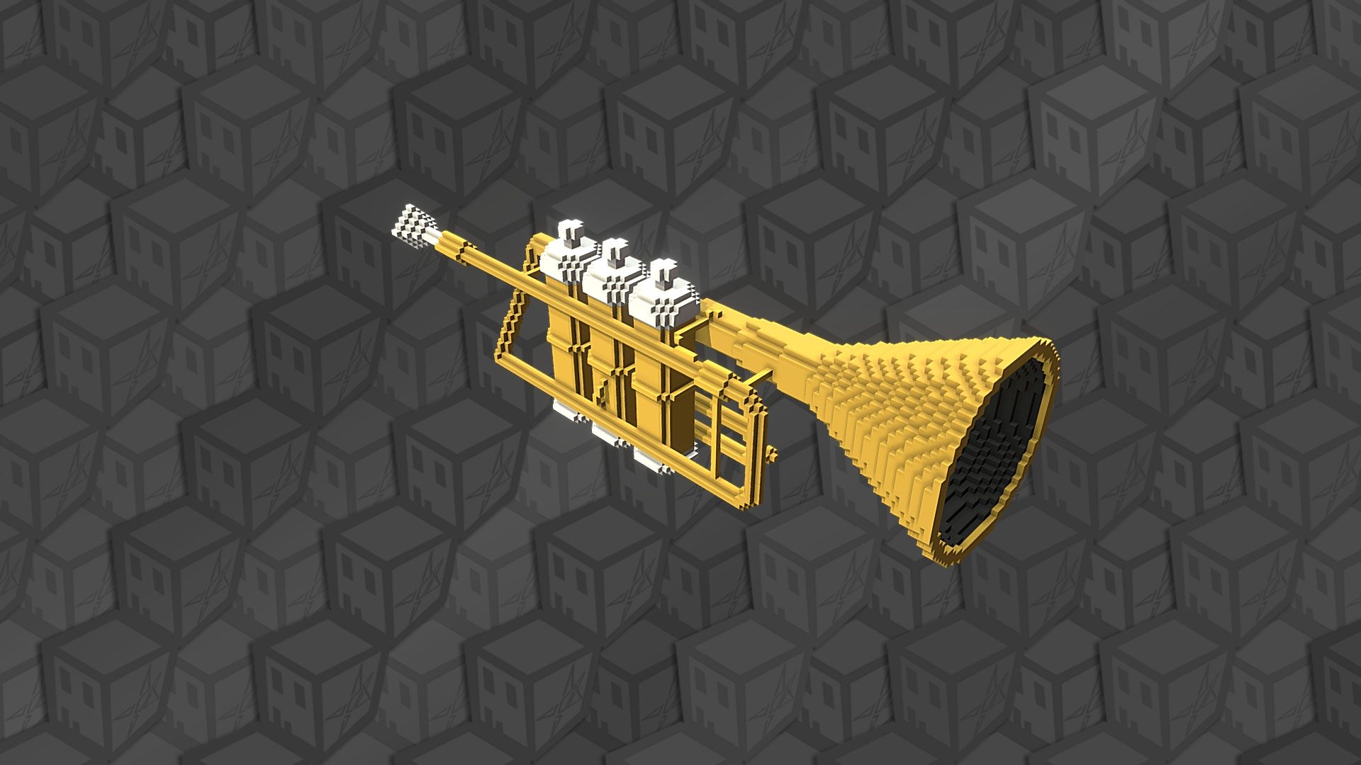 trumpet - 64-bits - 3D model by zachrywilsn | nullblox (@zachrywilsn ...