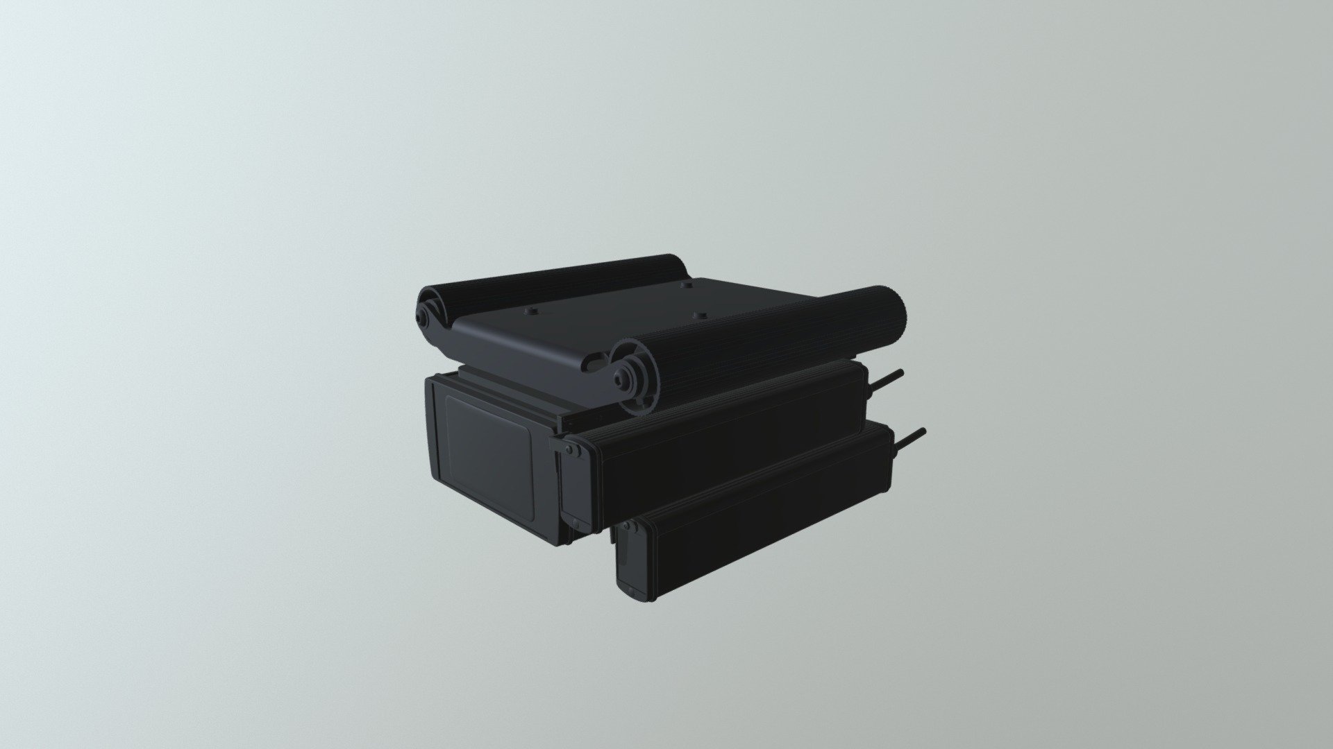 10" web guide with two 221 sensor - 3D model by Roll-2-Roll ...