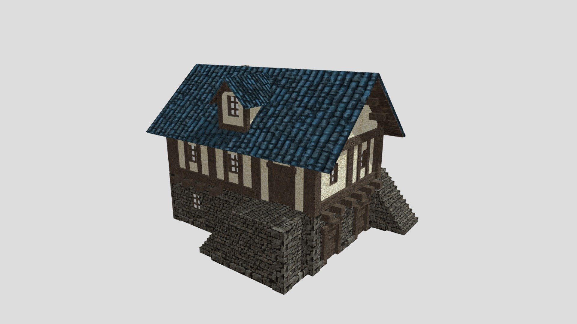 Medieval Building Modular Kit example - 3D model by Vladyslav Chilikov ...
