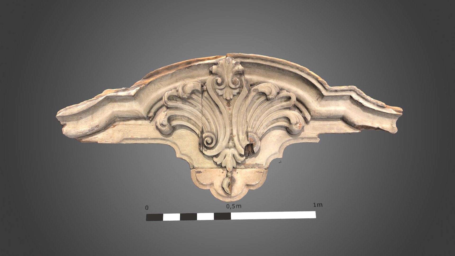 113 Kuif (Cresting) Louis XIV - Download Free 3D model by Erfgoed 's ...