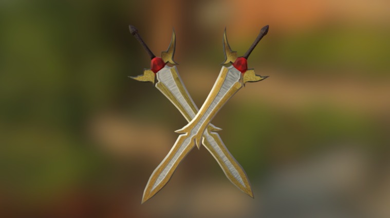 Twin Sword - 3D model by poochiers [416717c] - Sketchfab