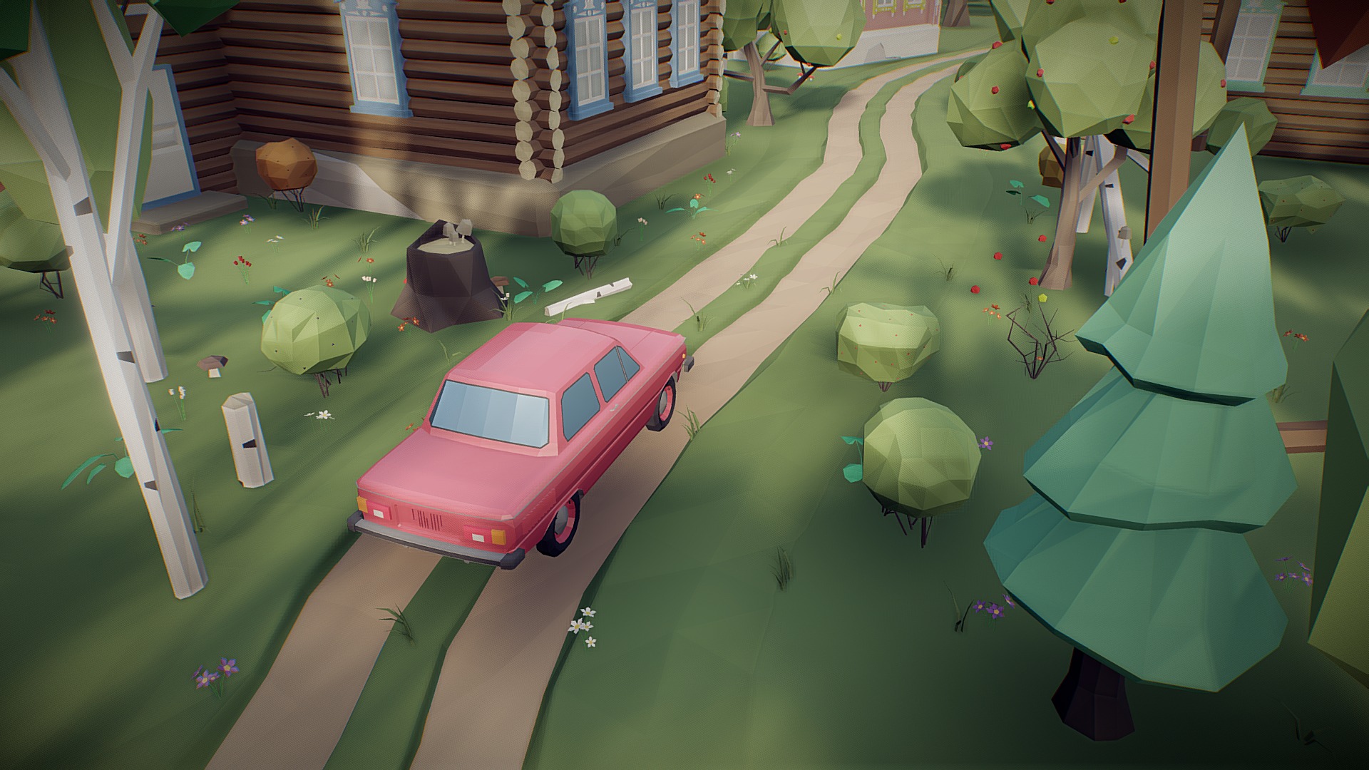 Low Poly Scene - 3D model by Azusa (@azusanyan1992) [4167604] - Sketchfab