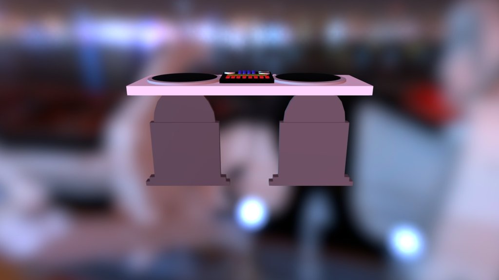 DJ Table - 3D model by Brandon Dietsch (@BrandonDietsch) [4169731 ...