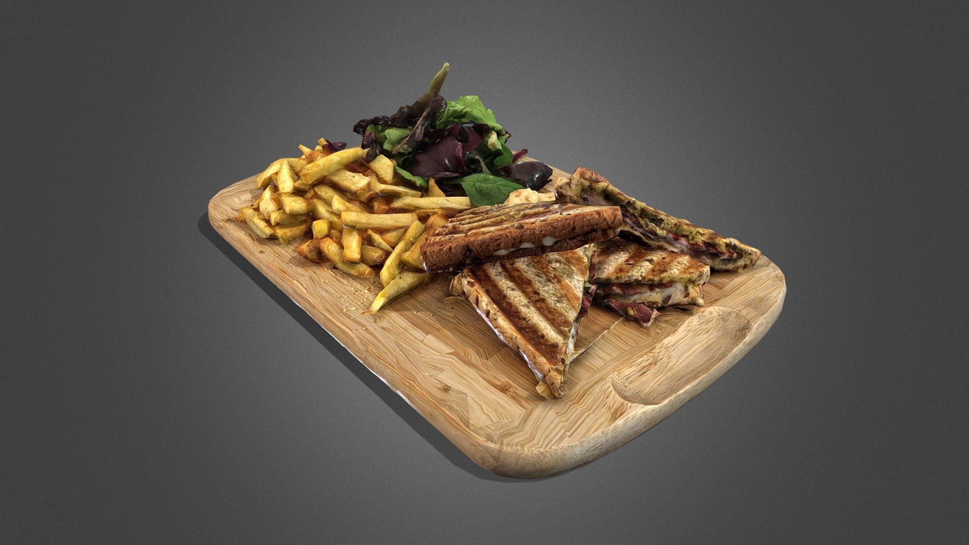 Grilled sandwich - Download Free 3D model by Rainbow (@encoded01 ...