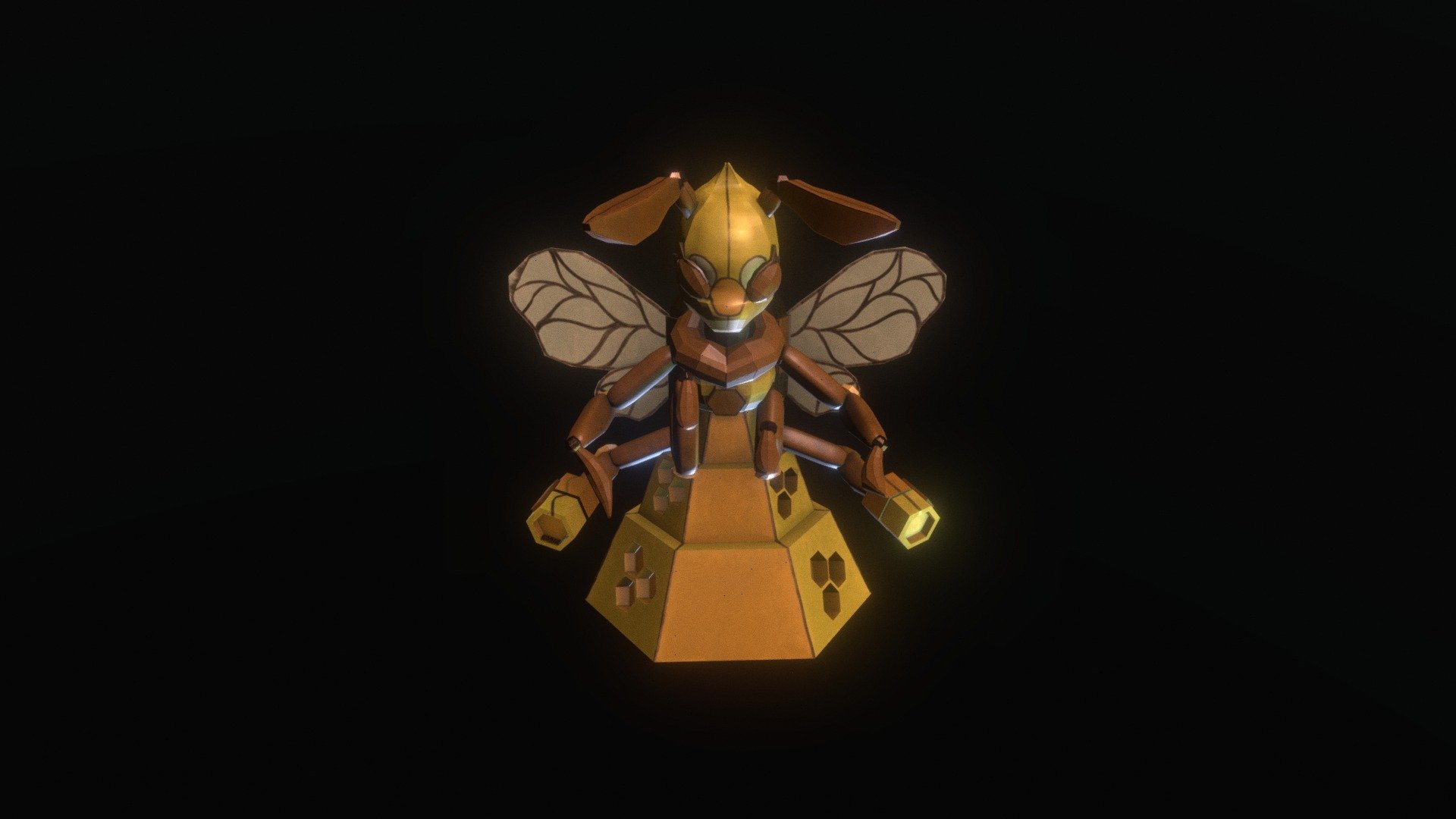 Queen Bee Mech - 3D model by Eliz1403 [416ad77] - Sketchfab