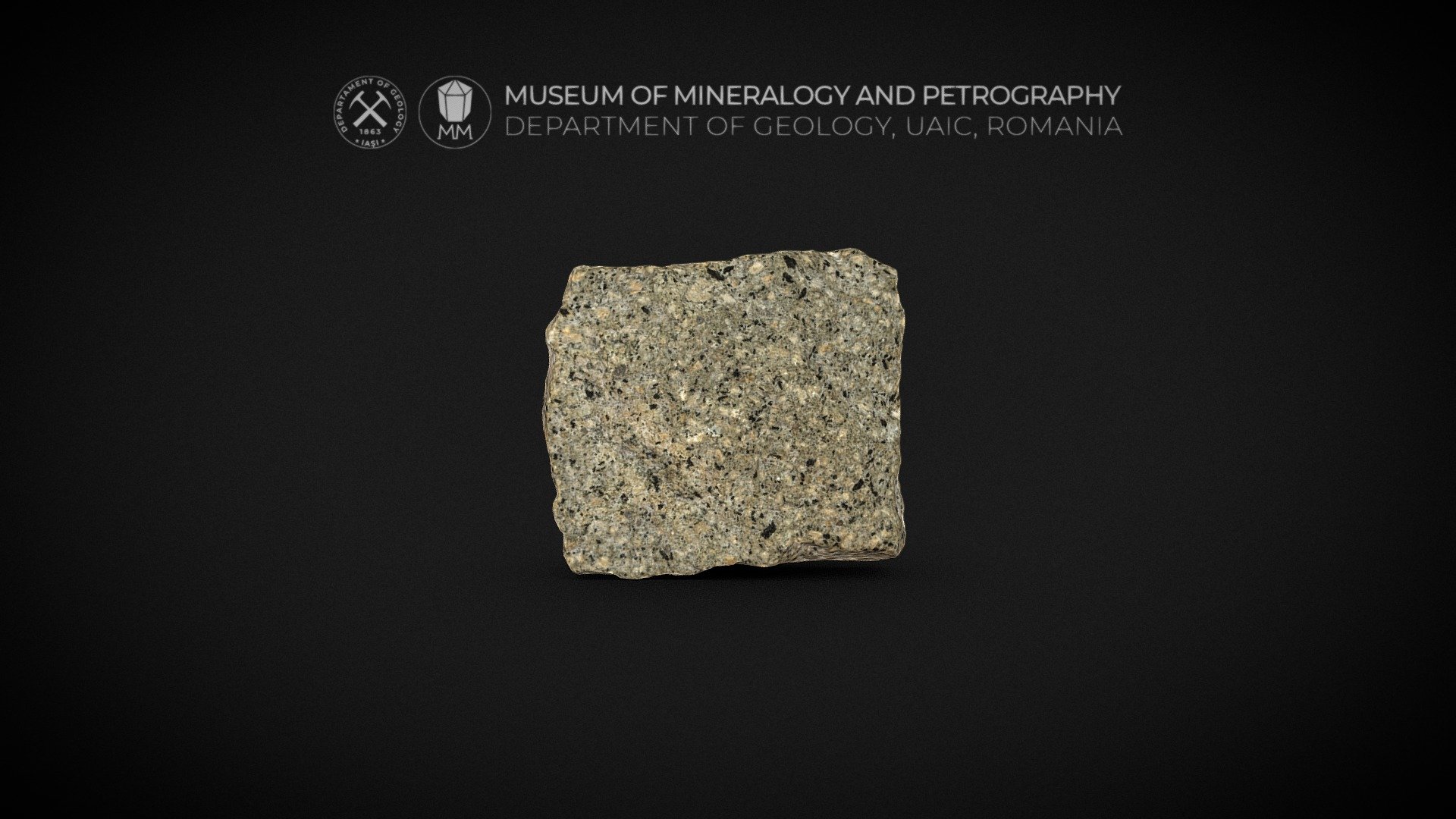 Dacite (igneous rock), Romania - 3D model by Museum of Mineralogy and ...