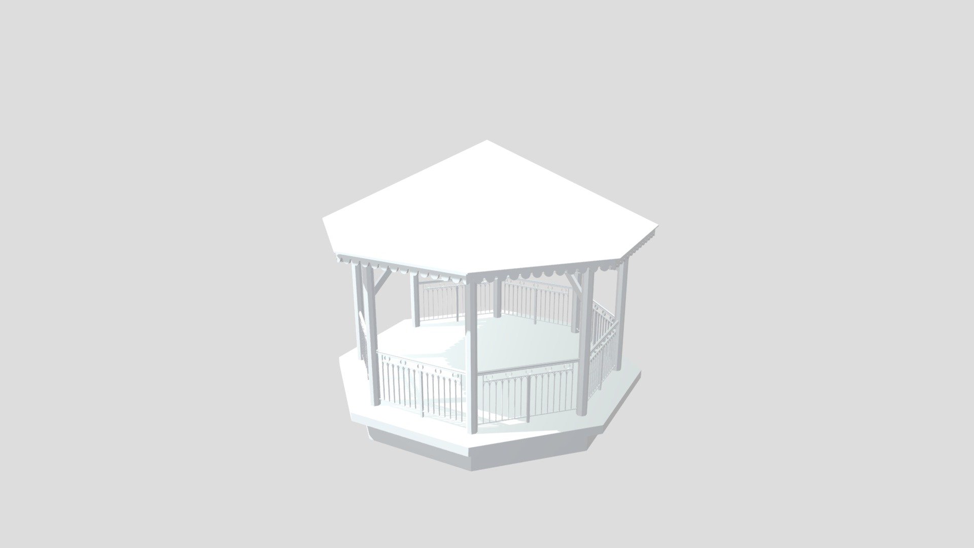 Kiosque Vue3D-Vue3D2 - 3D model by cviarouge [416e225] - Sketchfab