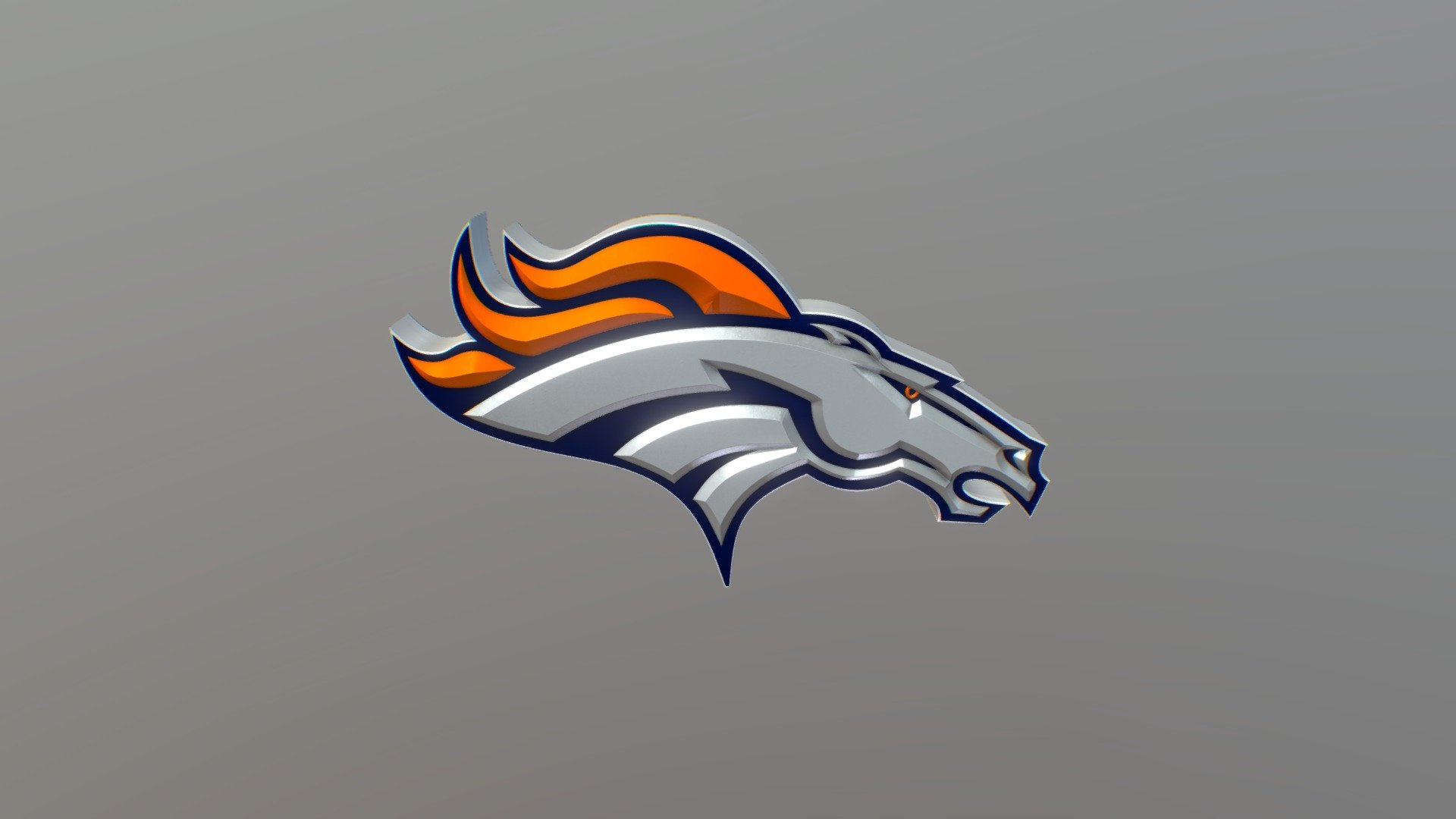Denver Broncos - Download Free 3D model by Gabriel Estival ...