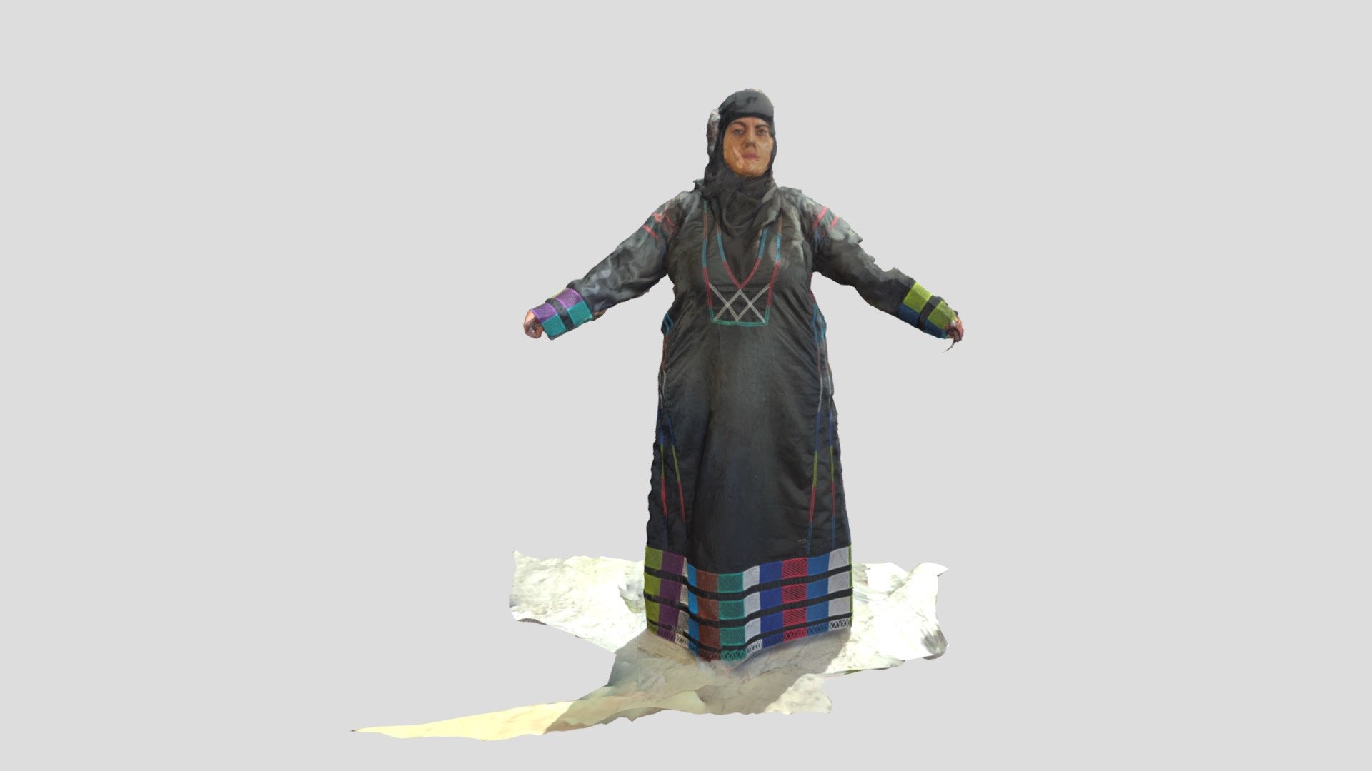 Traditional Jordanian Clothing 8 - Download Free 3D model by ICH ...