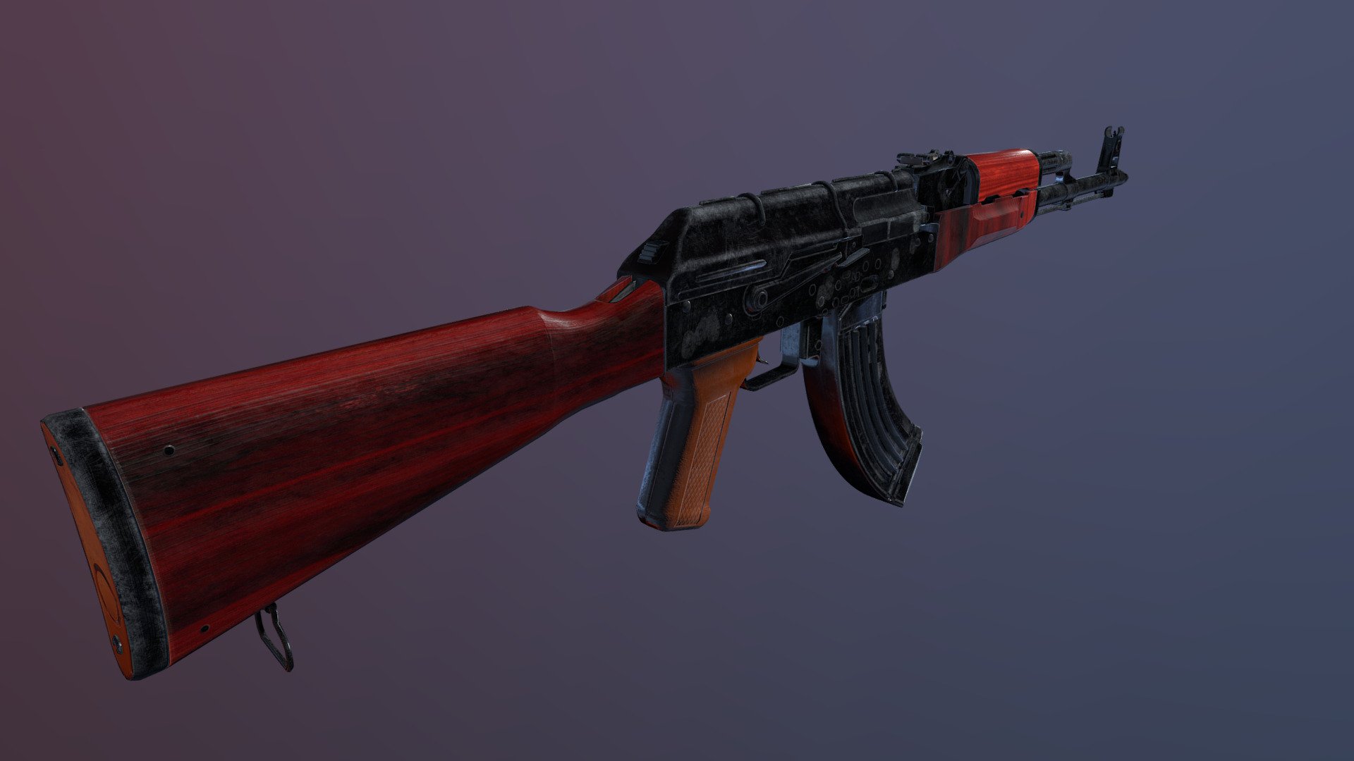Modernized Automatic Kalashnikov - 3D model by lost3dspec [41714c3 ...