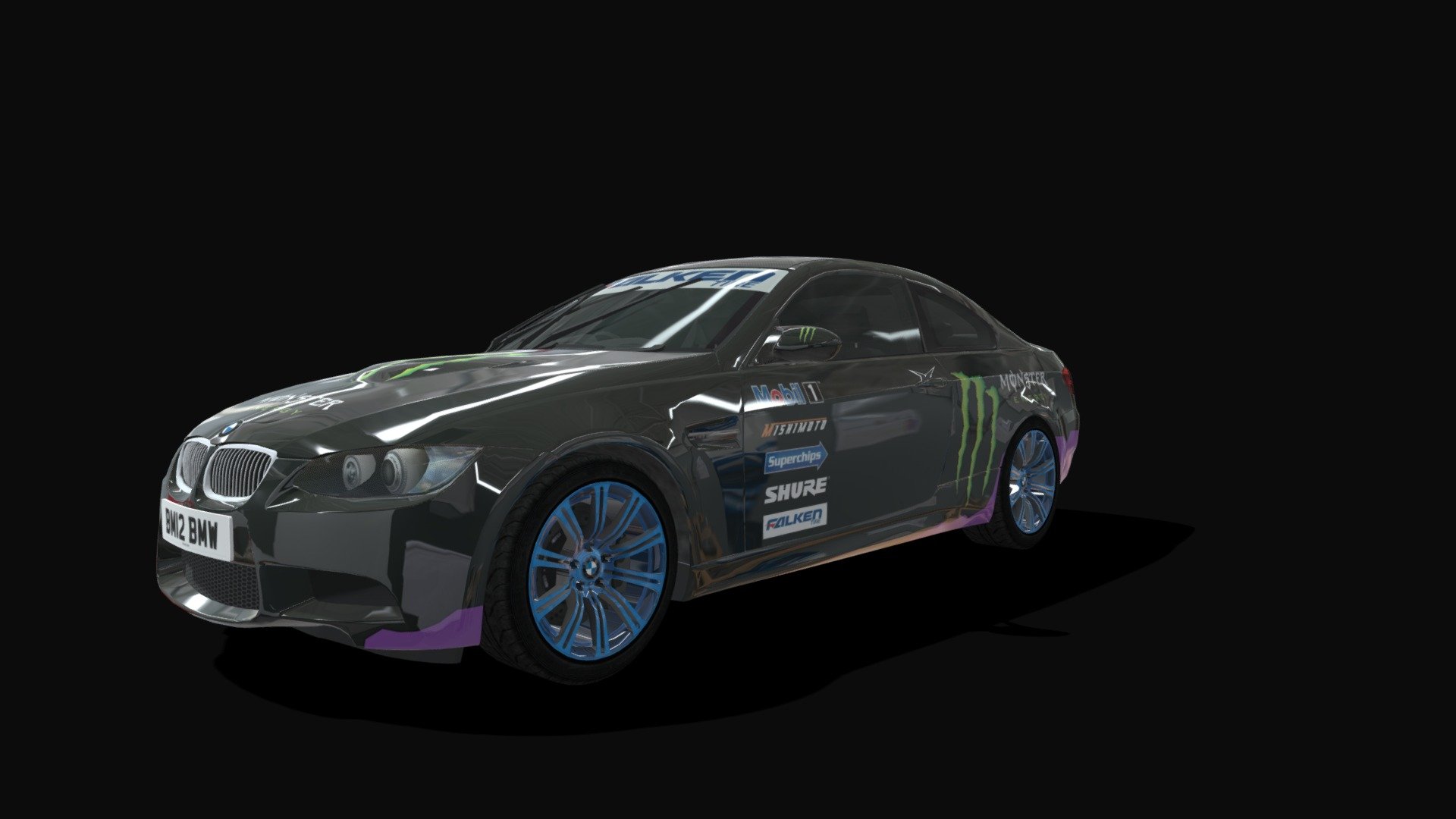 BMW M3 (E92) (Monster Energy Racing) - Download Free 3D model by VückyZ ...