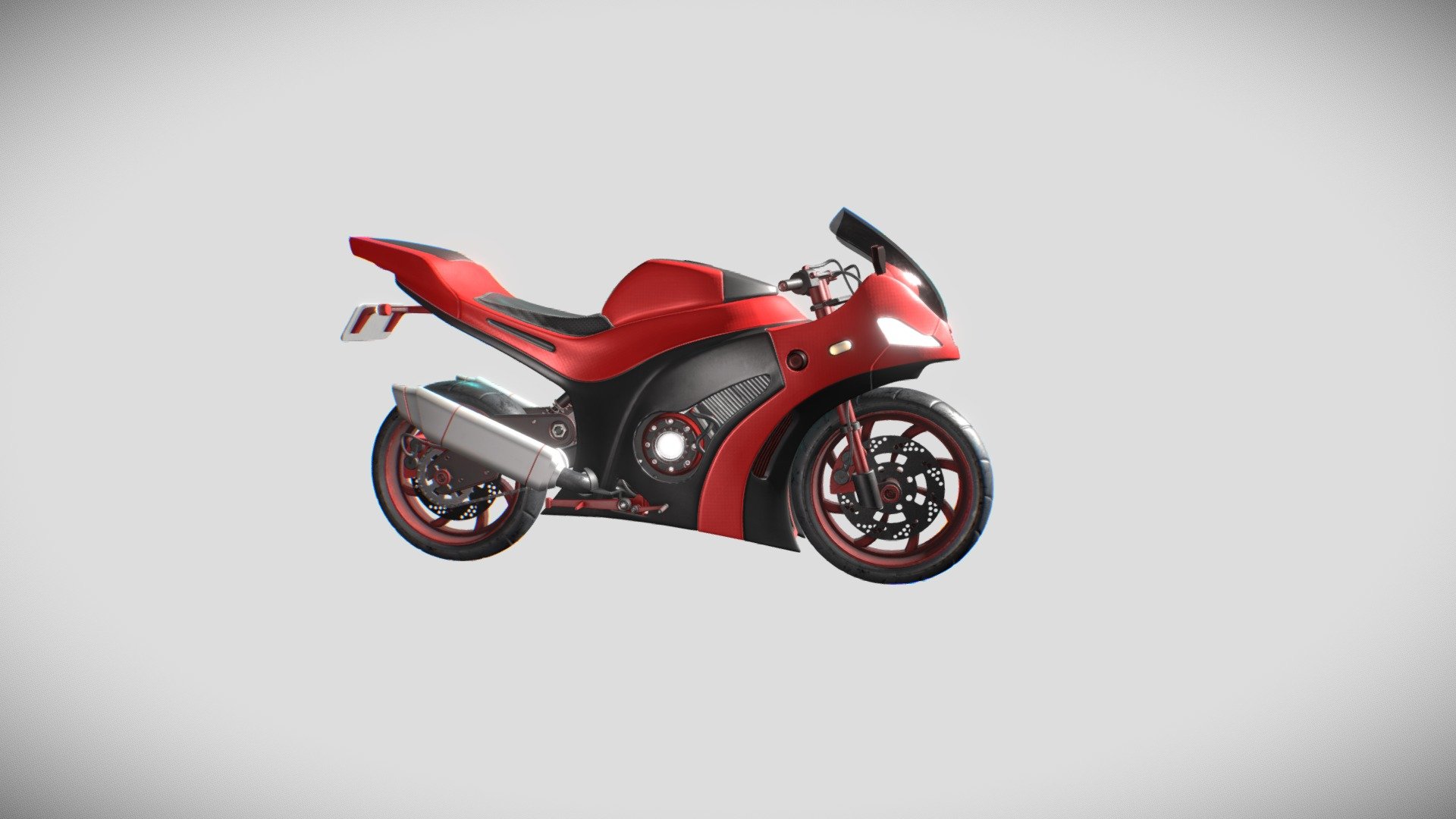 Motorcycle - 3D model by Josh200306 [4176203] - Sketchfab