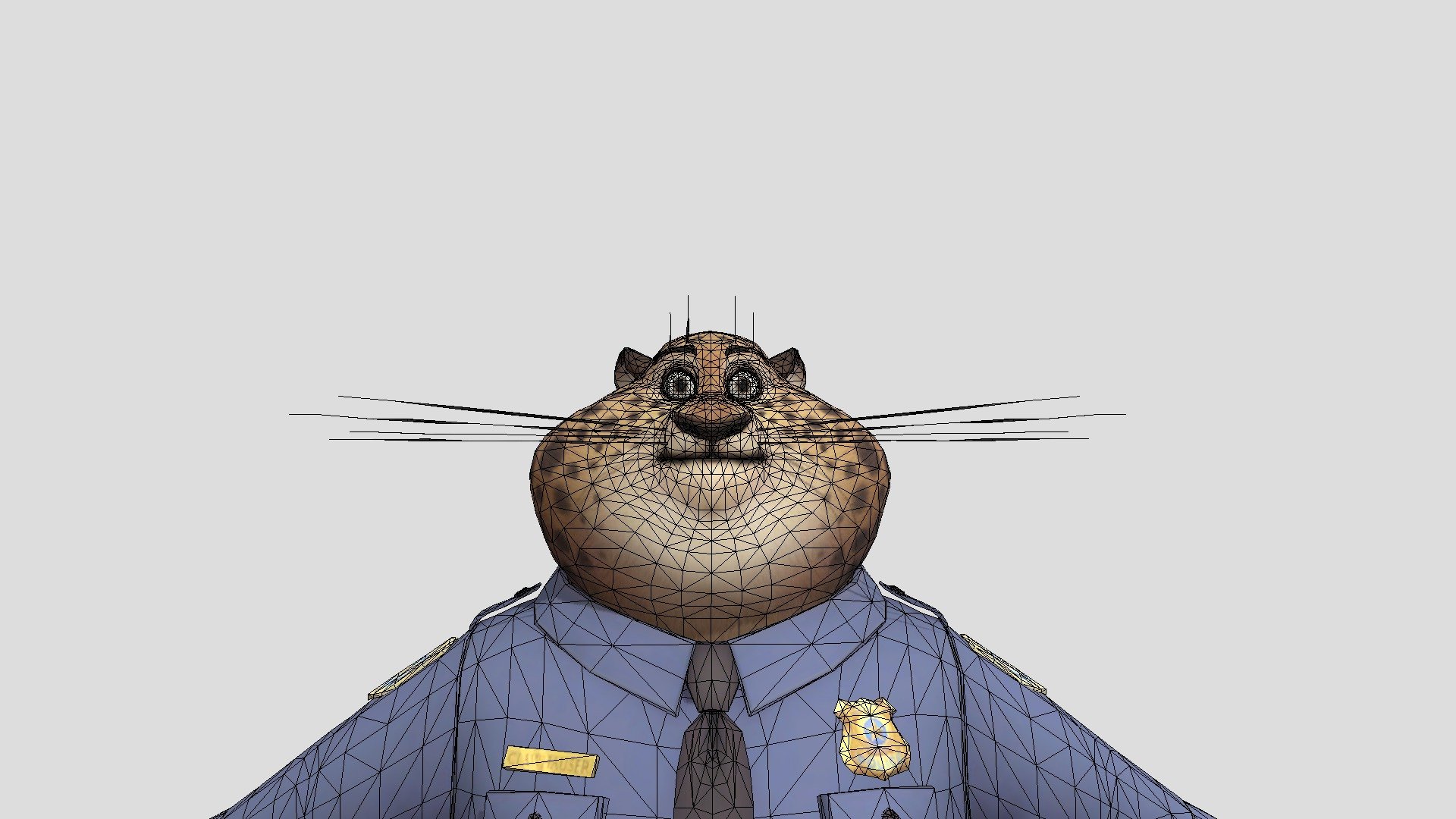 Clawhauser - Download Free 3D model by donmcdonough [417658a] - Sketchfab