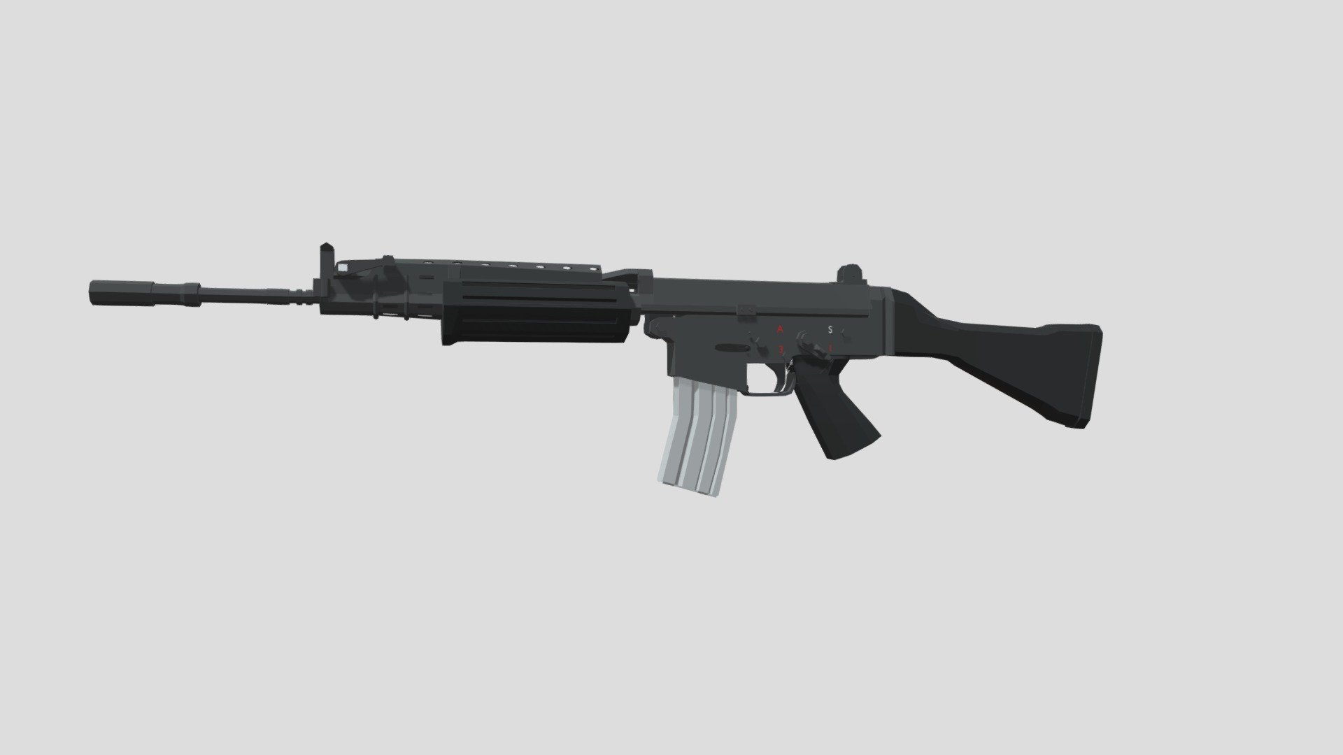 low-poly Fn fnc - Download Free 3D model by dudeperson [4179239 ...