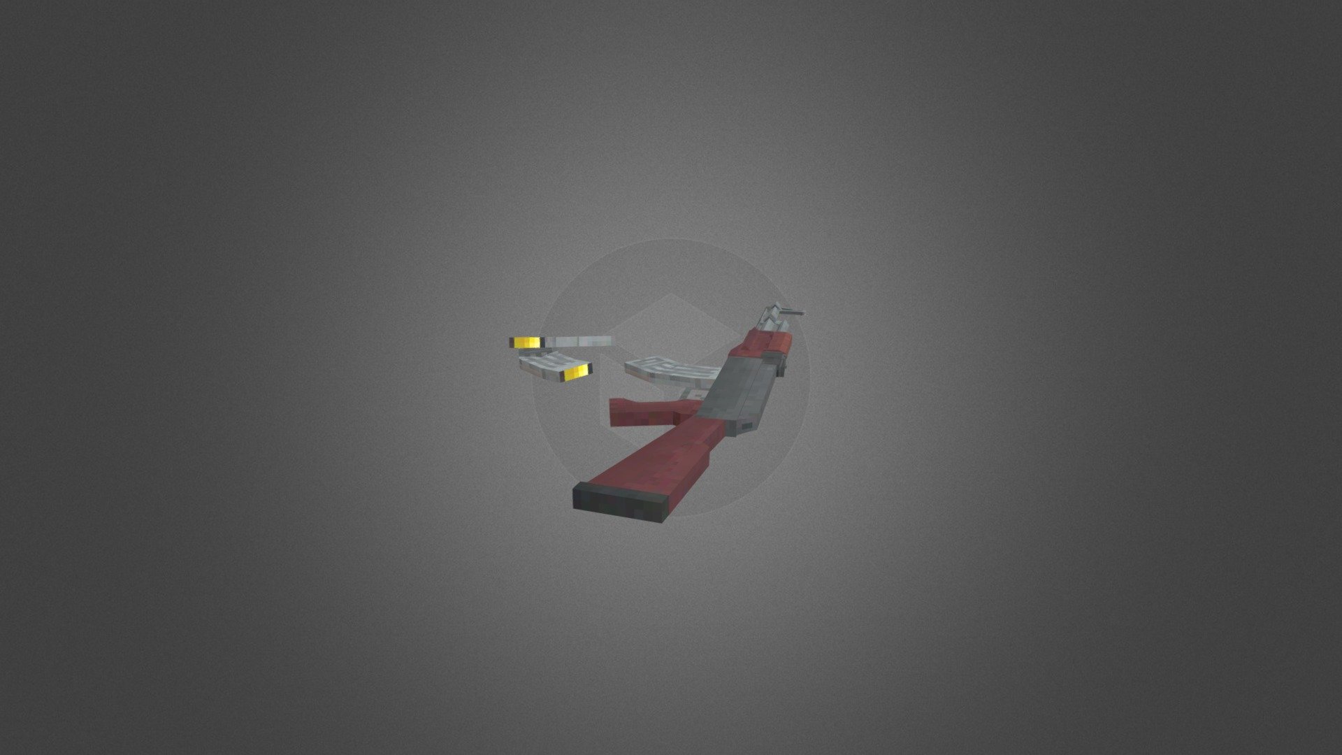 AK47 Low Poly Blockbench Model - 3D model by TigerGamer6899 [4179e1e ...