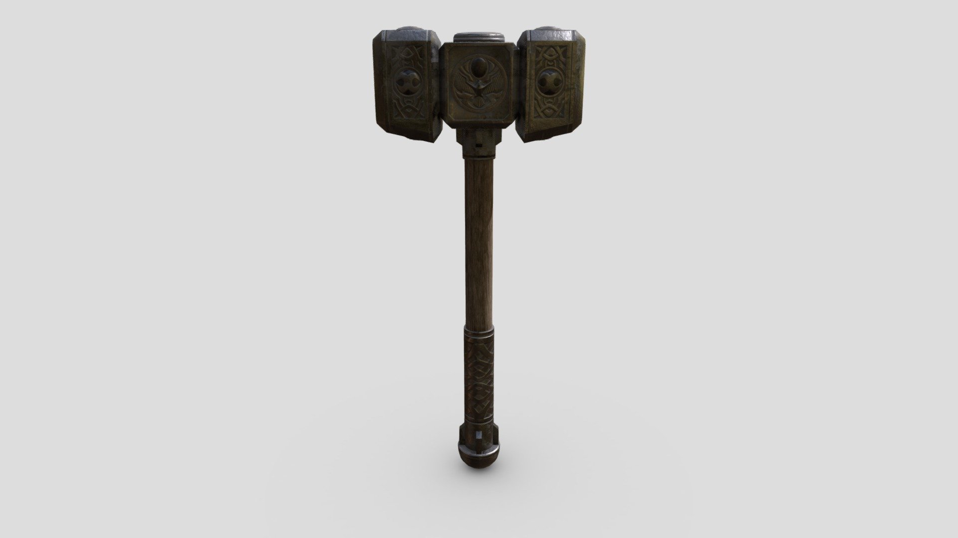 Battle hammer - 3D model by letzik [417b349] - Sketchfab