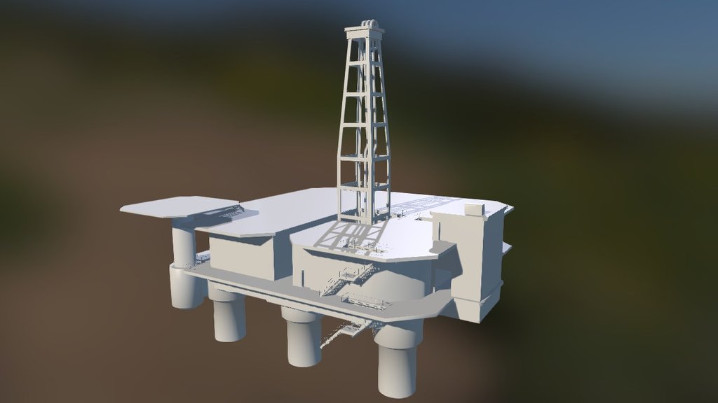 Oil Rig1 - 3D model by GeneticHell [417e999] - Sketchfab
