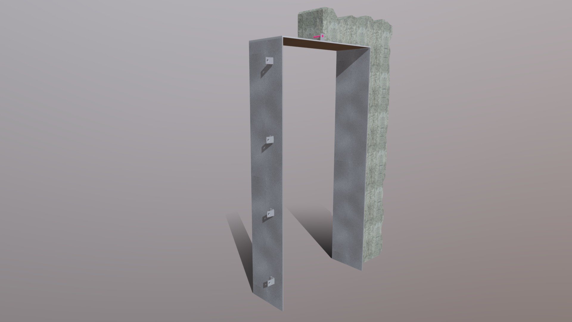 Elevator Shroud In Concrete Section - Download Free 3D model by ...