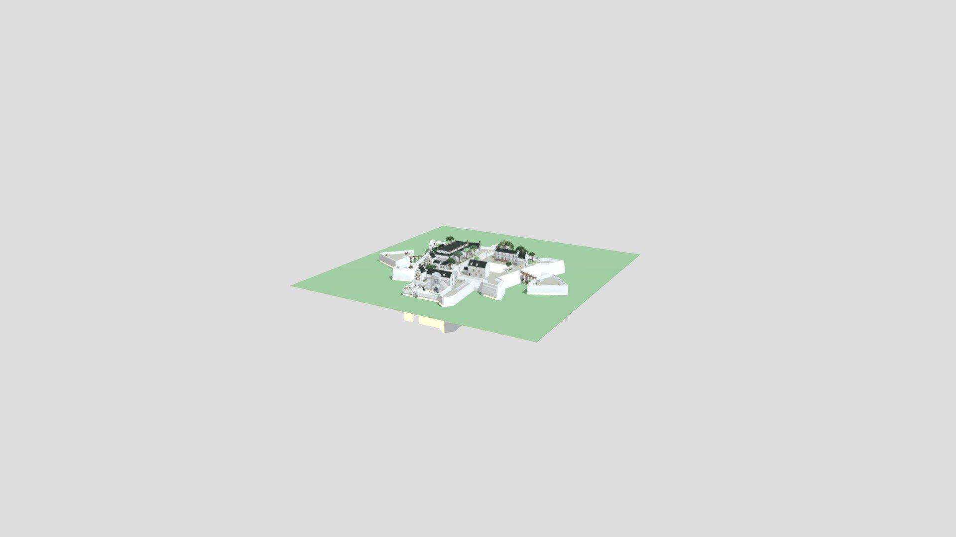 Victorian Star Fort - 3D model by Emmet Field (@EmmetField) [418130e ...