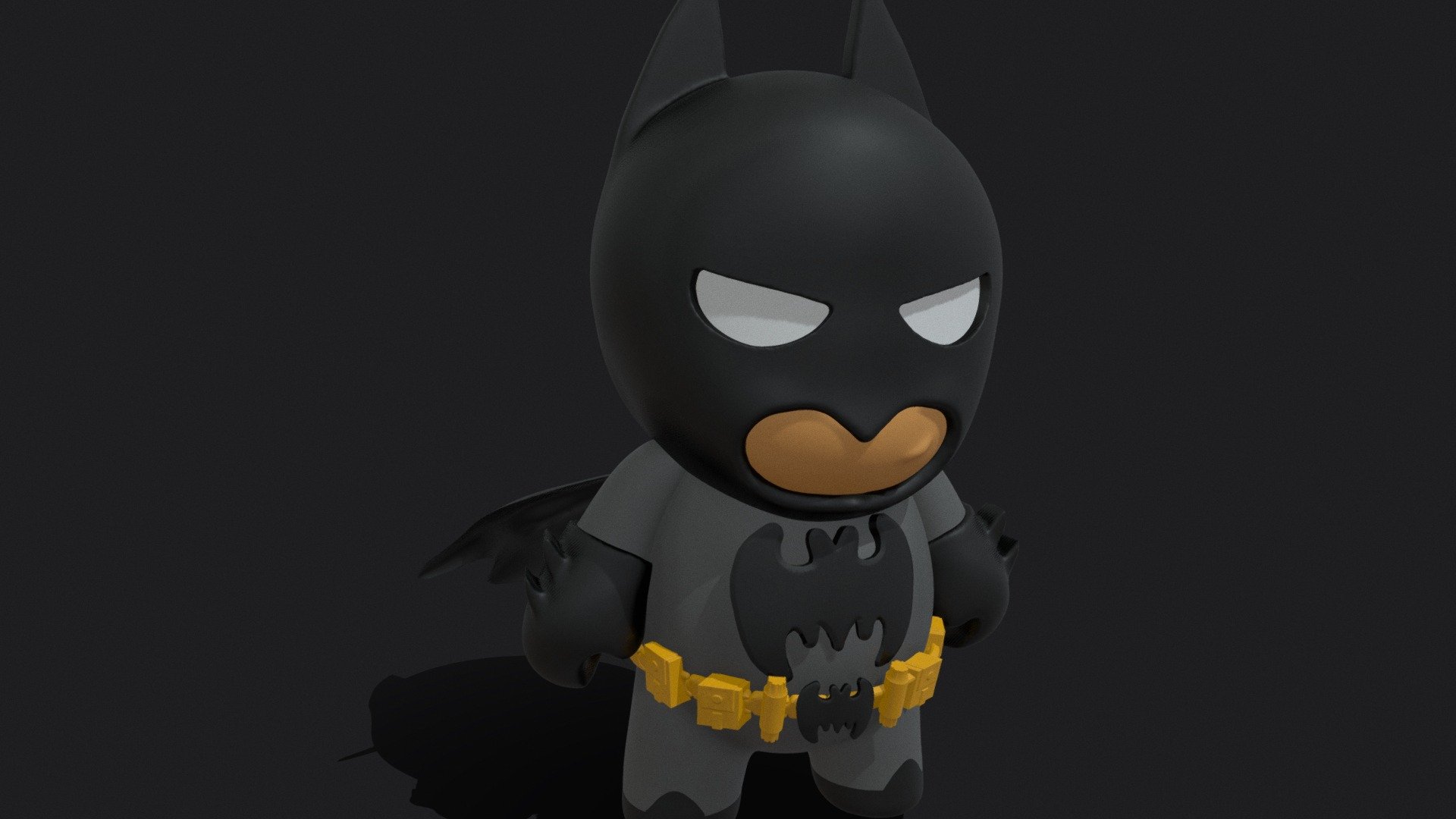 Little Batman - Download Free 3D model by Agustin Ruella ...