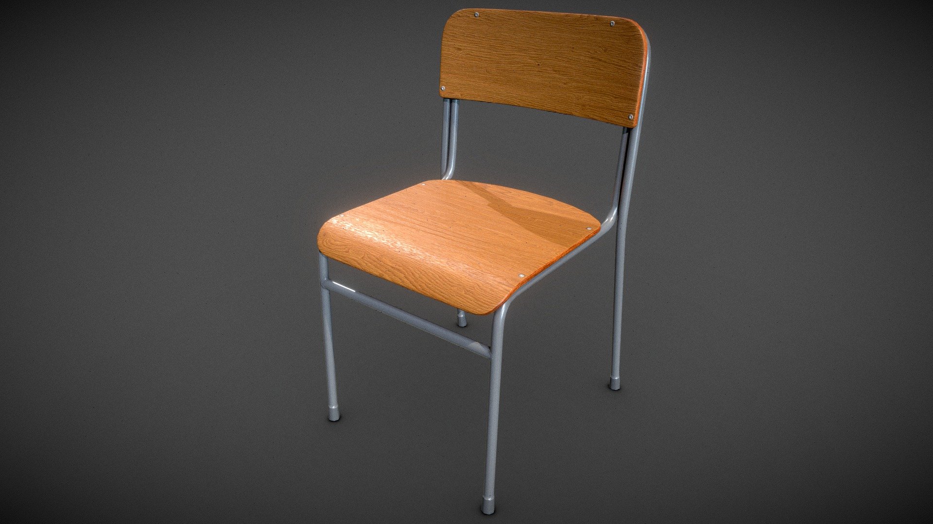 Student Chair - Buy Royalty Free 3D model by Kui.Tsang [4182ced ...