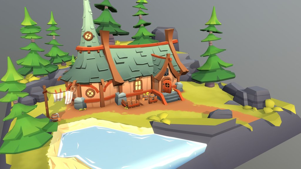 low poly - A 3D model collection by cadnehwan - Sketchfab
