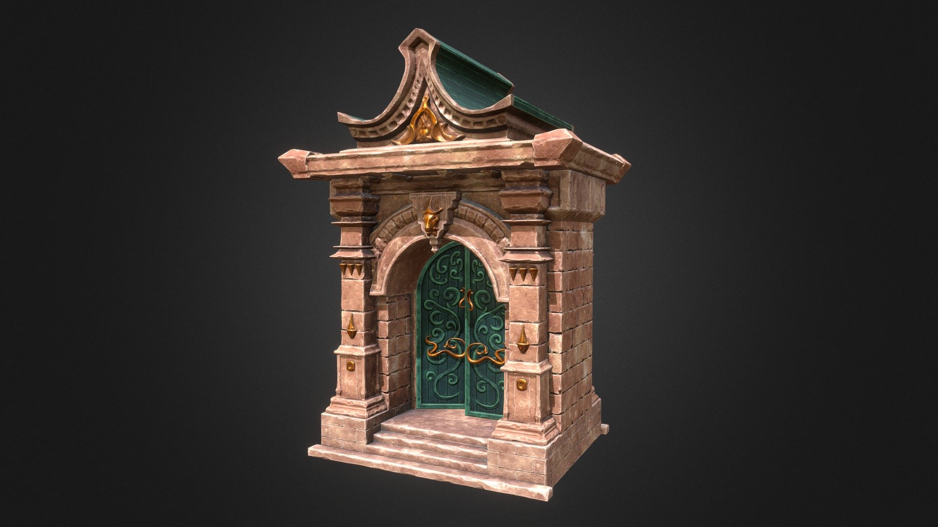Gate - 3D model by Helley [41847f9] - Sketchfab