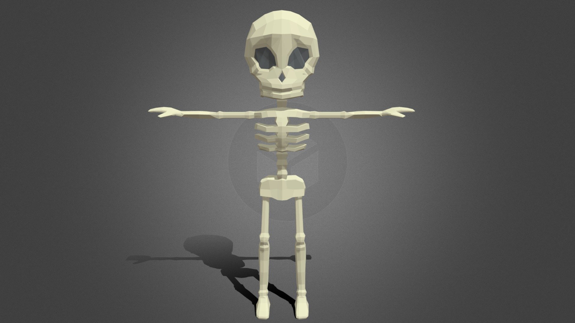 Skeleton - 3D model by Tanawat_Akk [41867fb] - Sketchfab