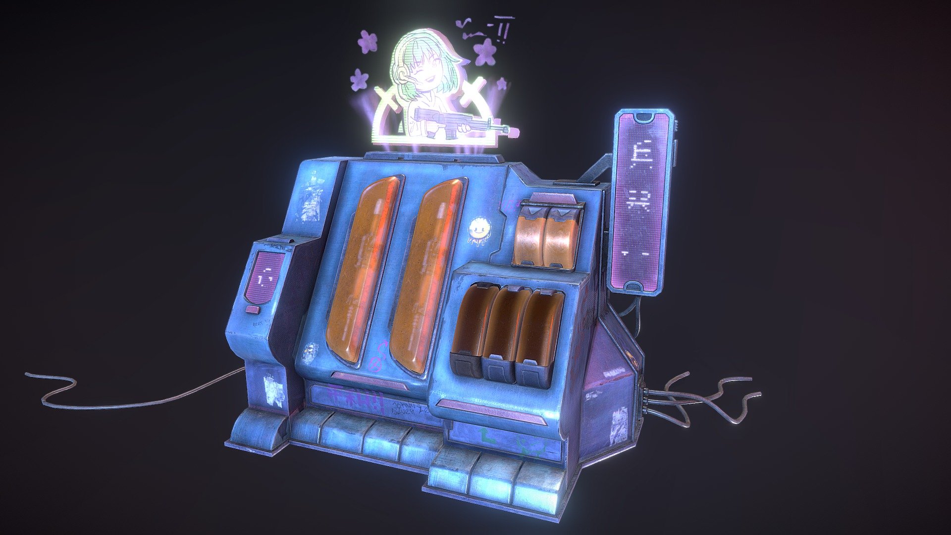 Neo Tokyo Weapons Vending Machine - 3D model by Mohab Fawzy ...