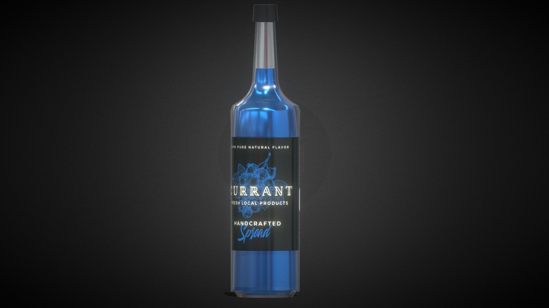 Currant Syrup - 3D model by muhammadazizfikri96 [4188330] - Sketchfab