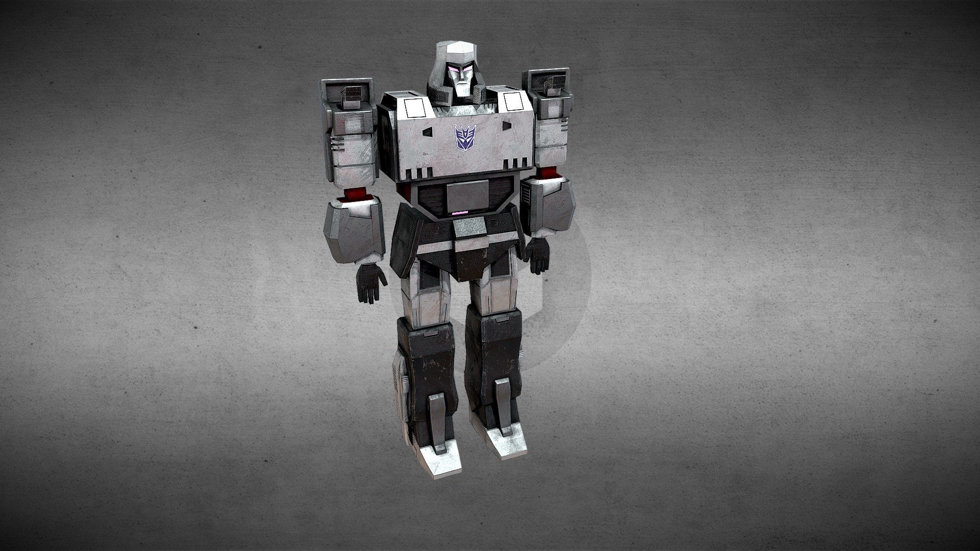 Megatron MiDPOLY :D - 3D model by asd1337 [4189ffd] - Sketchfab