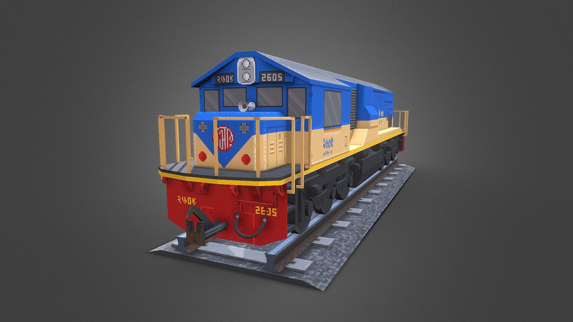 Bangladesh Railway Class 2600 - 3D model by nafimtiaz [418b30b] - Sketchfab