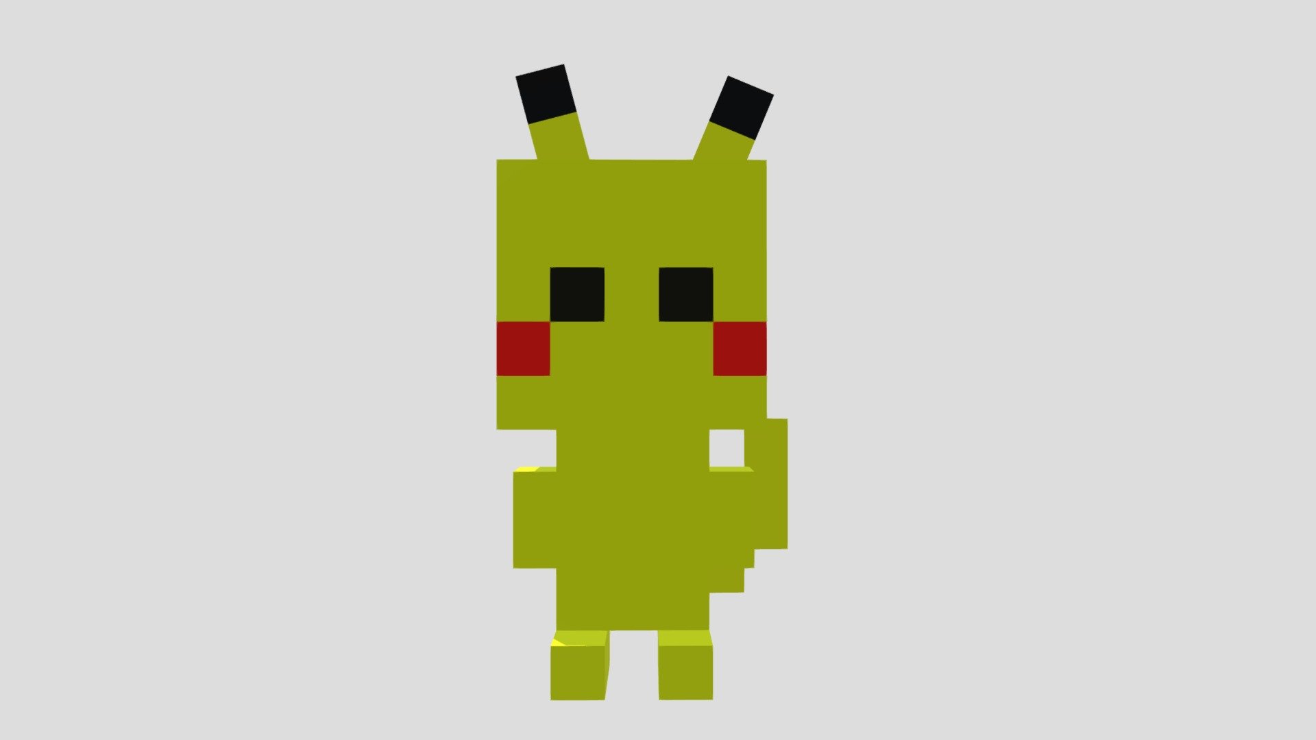 Tiny Pikachu (Textured) - 3D model by Zbord77 [418c055] - Sketchfab