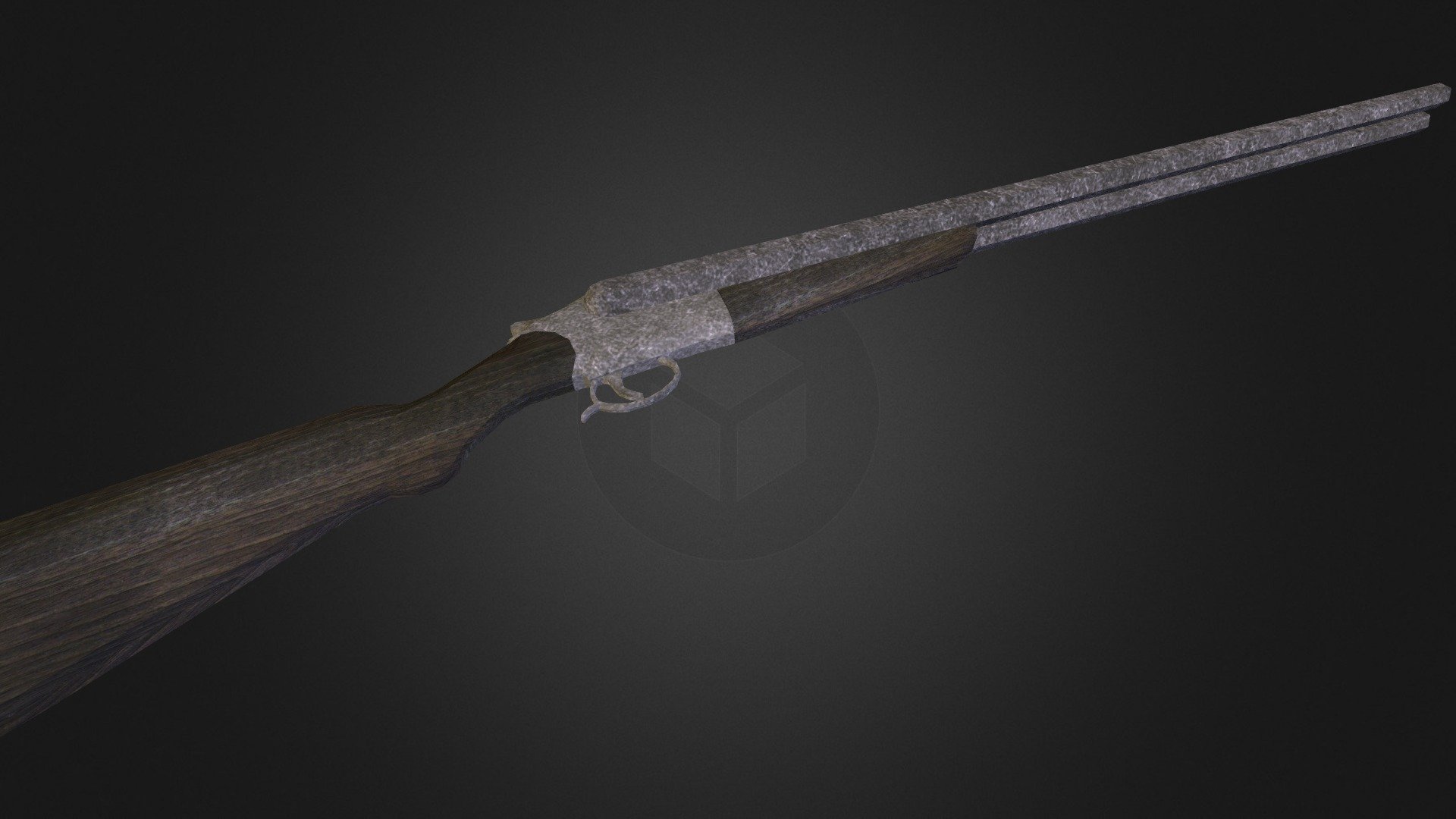 Double Barrelled Shotgun - 3D model by Smaugmuel [418c0e5] - Sketchfab