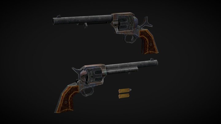 Revolver 3D models - Sketchfab
