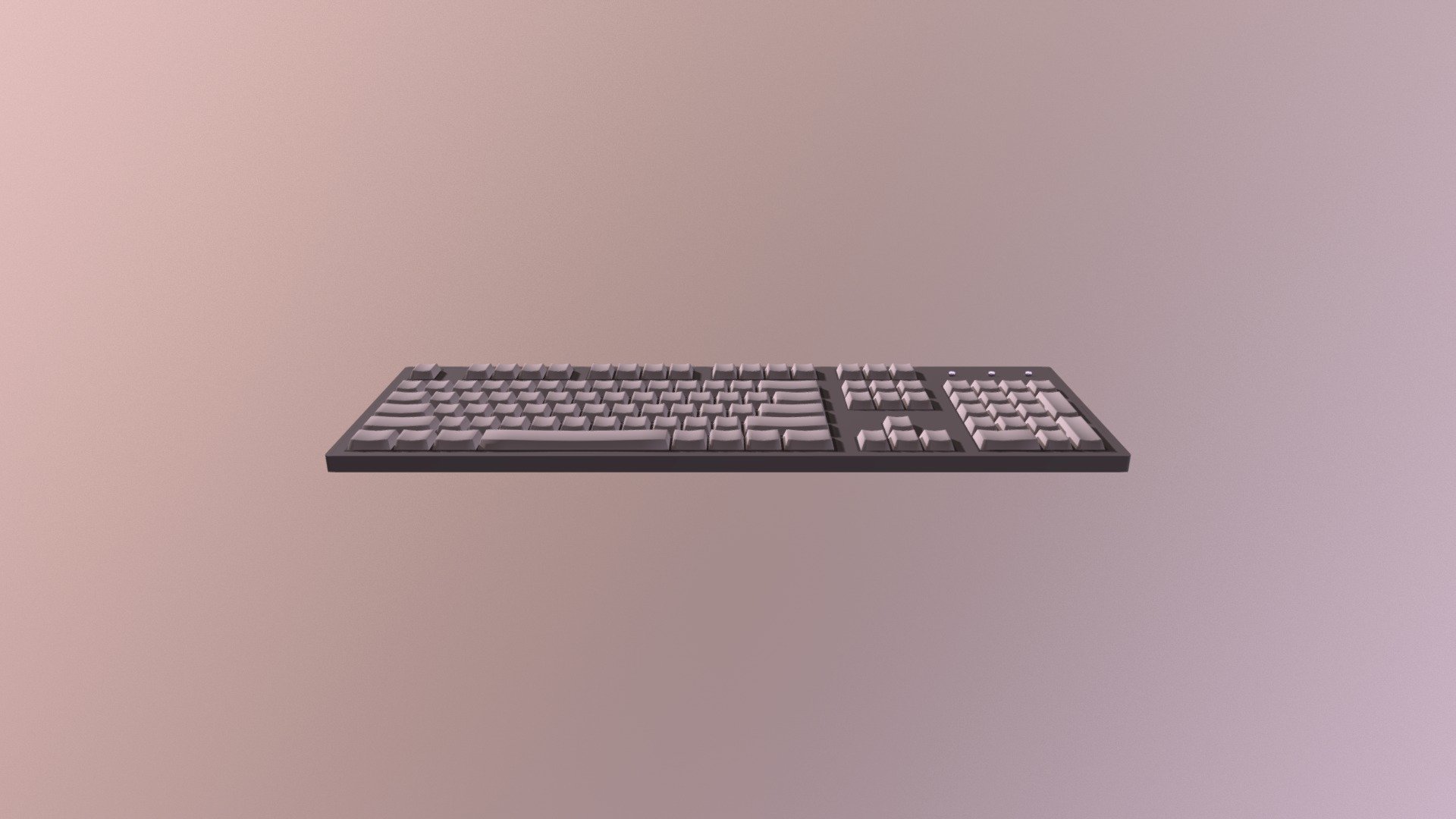 Small Keyboard - Download Free 3D model by ChangJinLee [419152e ...